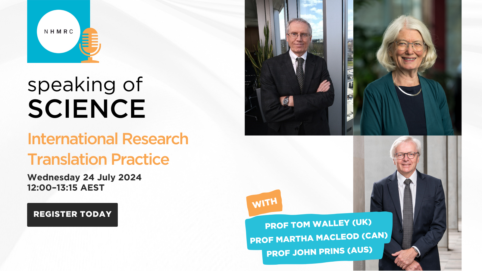 Speaking of Science | NHMRC